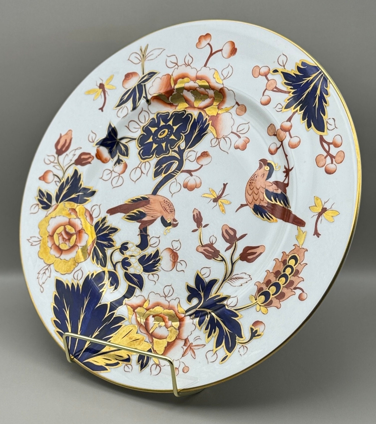 Coalport Bone China Dinner Plate - "hong Kong" Pattern - Etsy