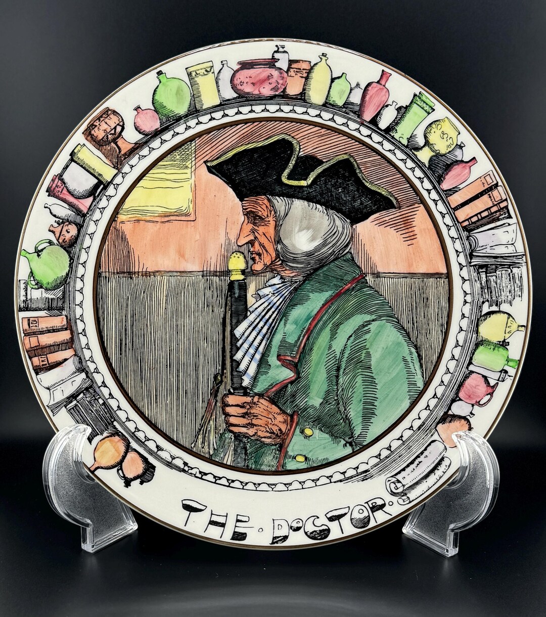 Vintage Royal Doulton Collector Plate “the Doctor” - Etsy