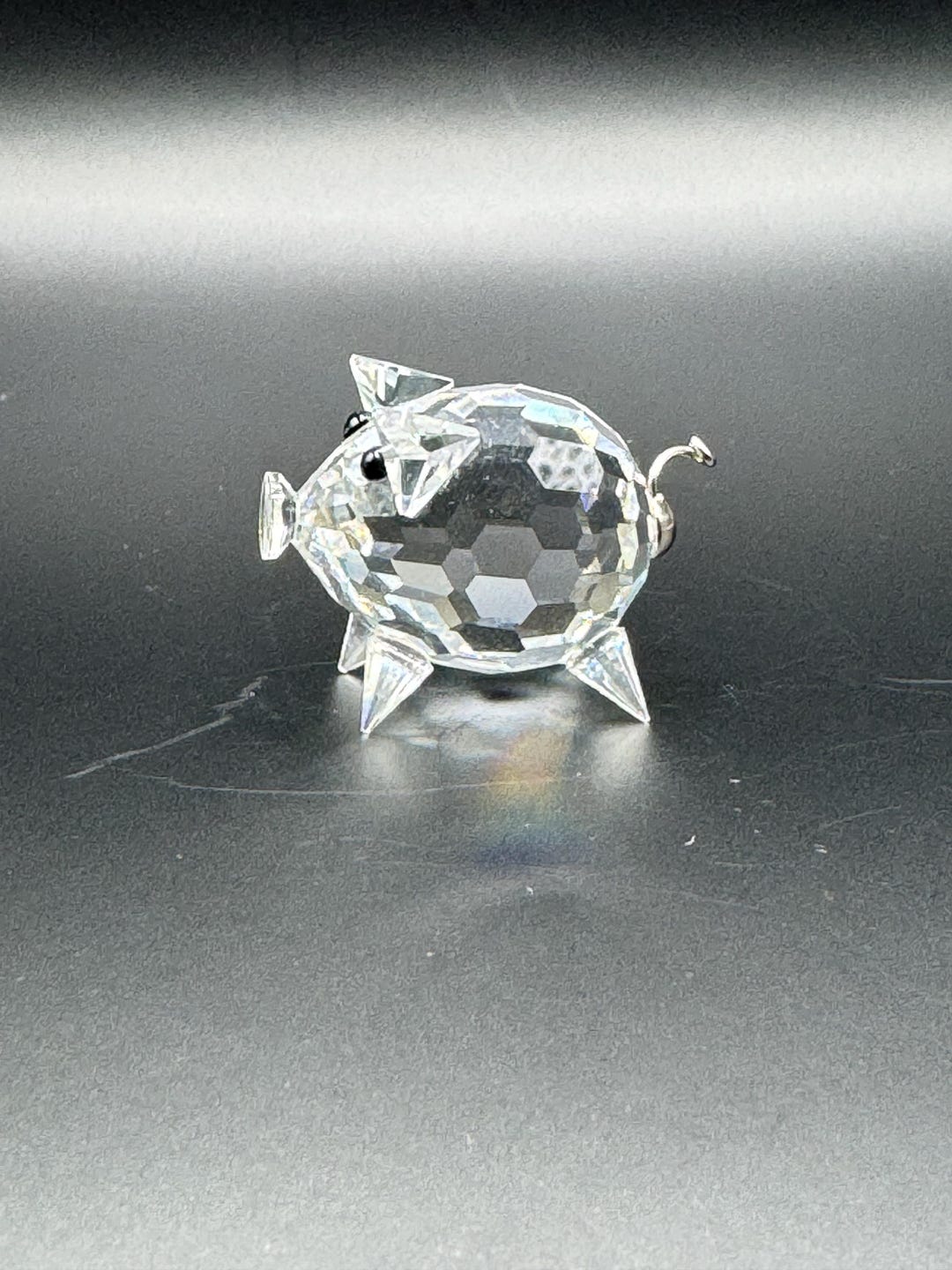 Swarovski Crystal Pig Figurine - Collectible Miniature With Sparkling ...