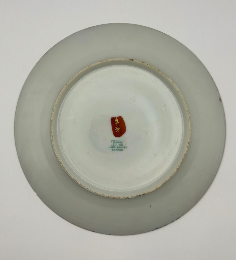 Hand-painted Nippon Plate With Geisha Design and Gold Trim - Etsy