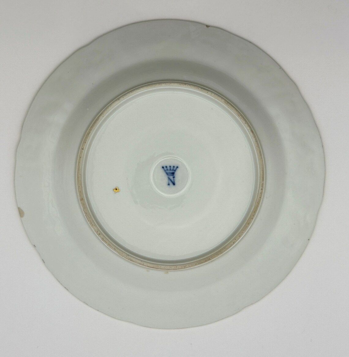 Capodimonte Porcelain Plate With Gilded and Hand-painted Figurative ...