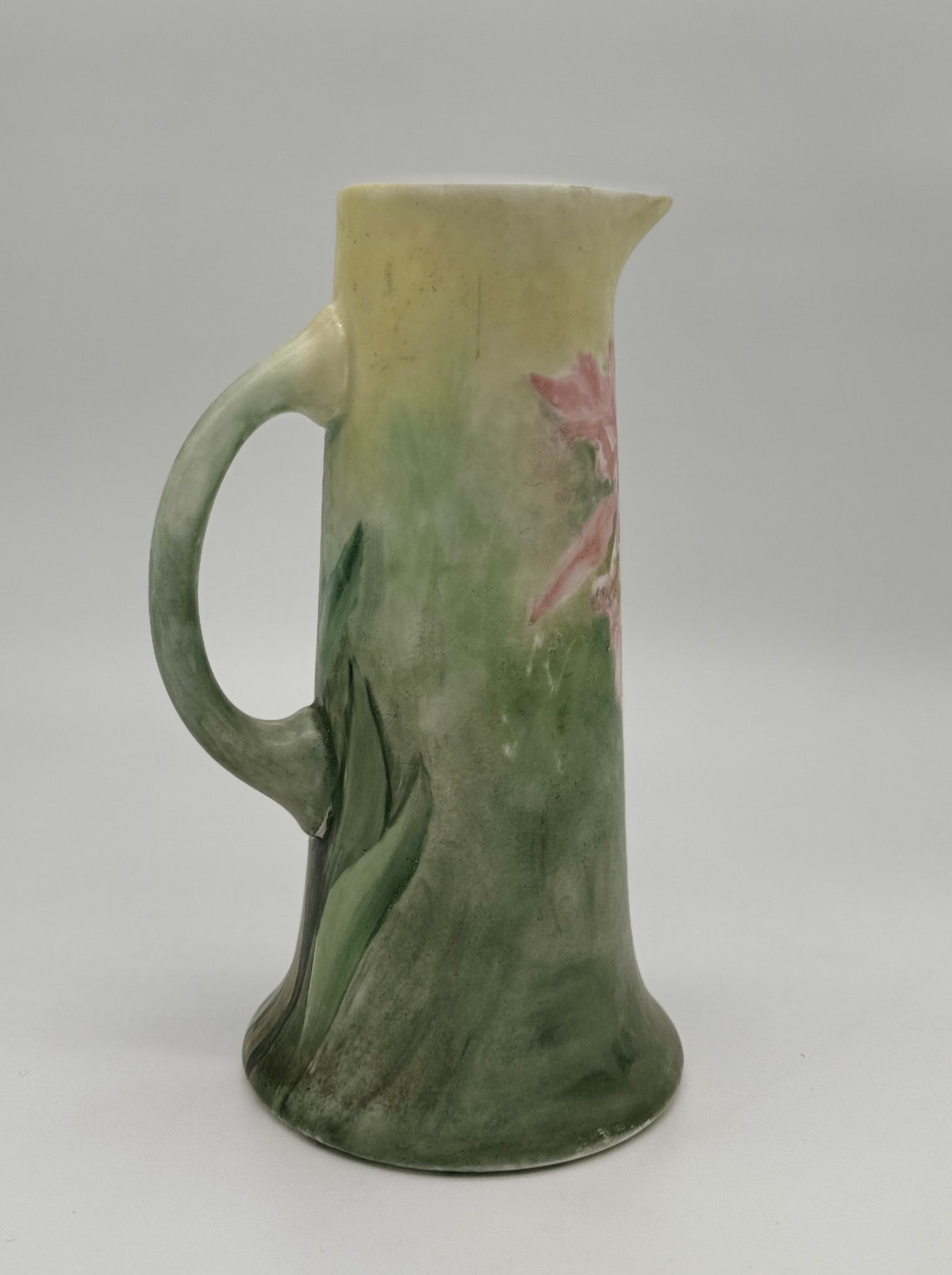 Rare J.P.L Limoges France Hand-painted Pitcher With Floral Design - Etsy