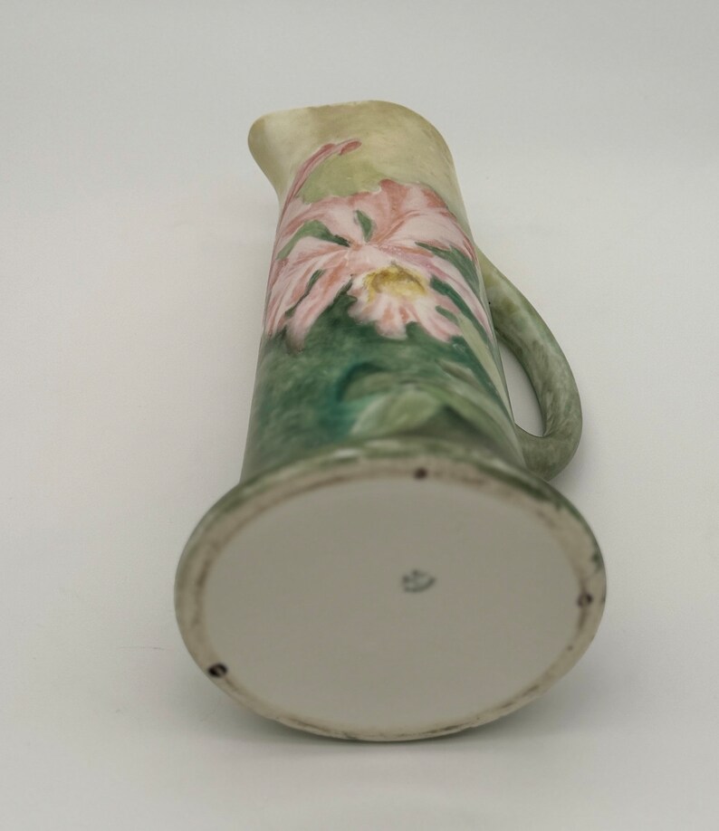 Rare J.P.L Limoges France Hand-painted Pitcher With Floral Design - - Etsy