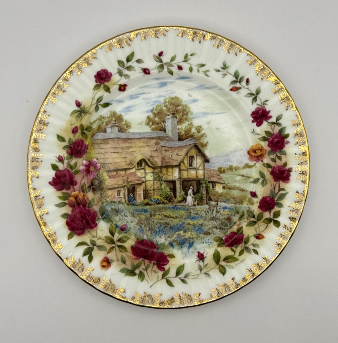 Royal Albert "four Seasons Spring" Bone China Plate by F.F. Errill ...