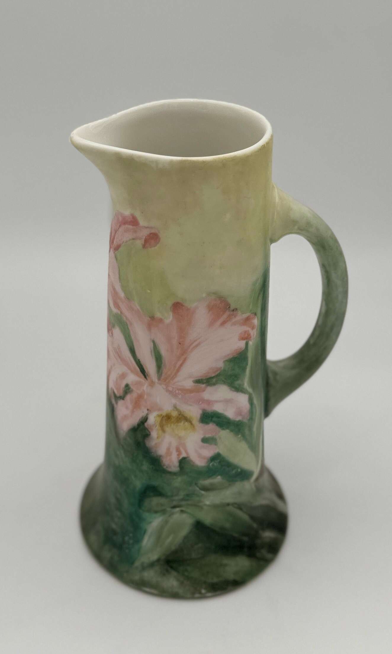 Rare J.P.L Limoges France Hand-painted Pitcher With Floral Design - - Etsy