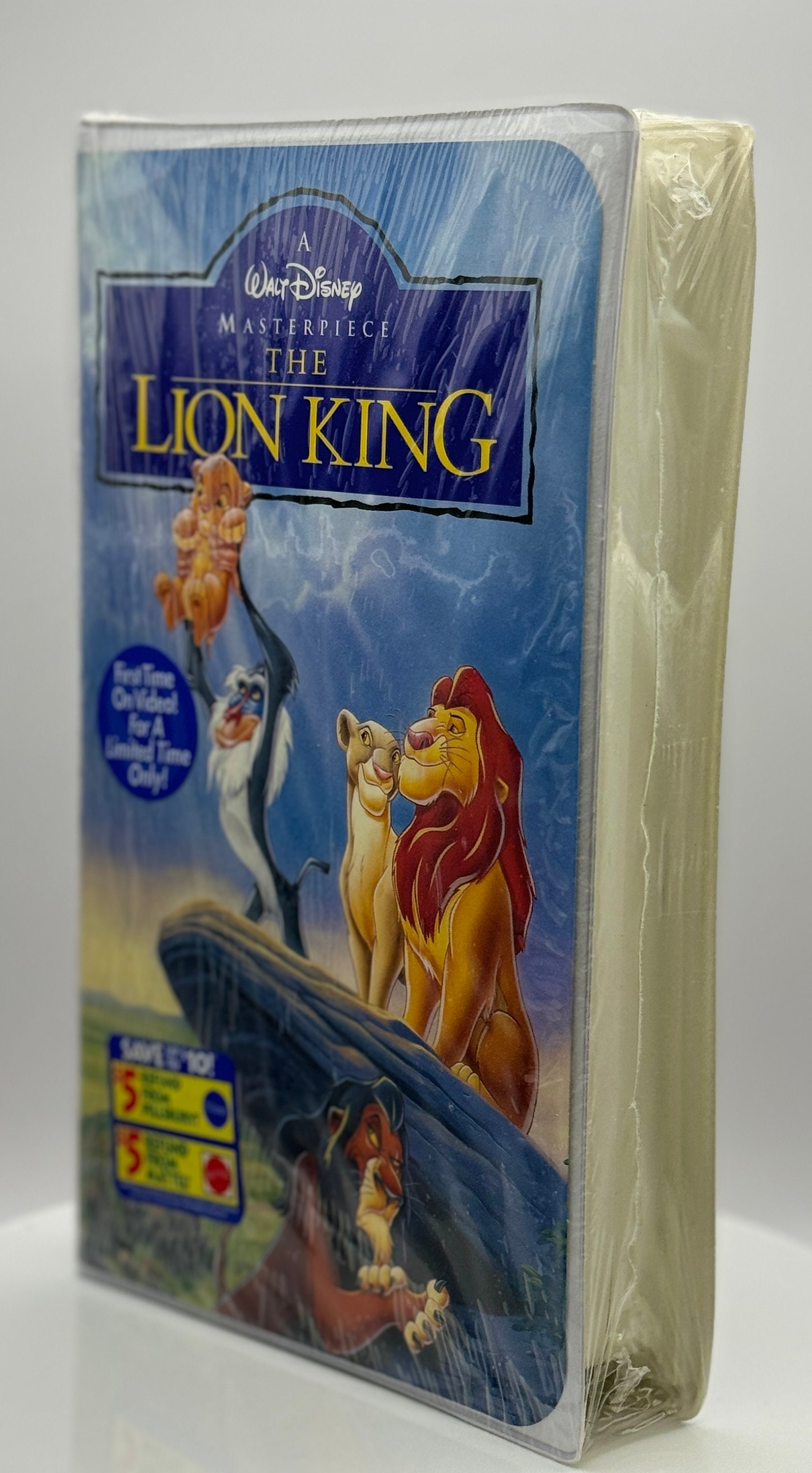 Rare Disney Lion King Masterpiece Collection VHS (factory Sealed) - Etsy