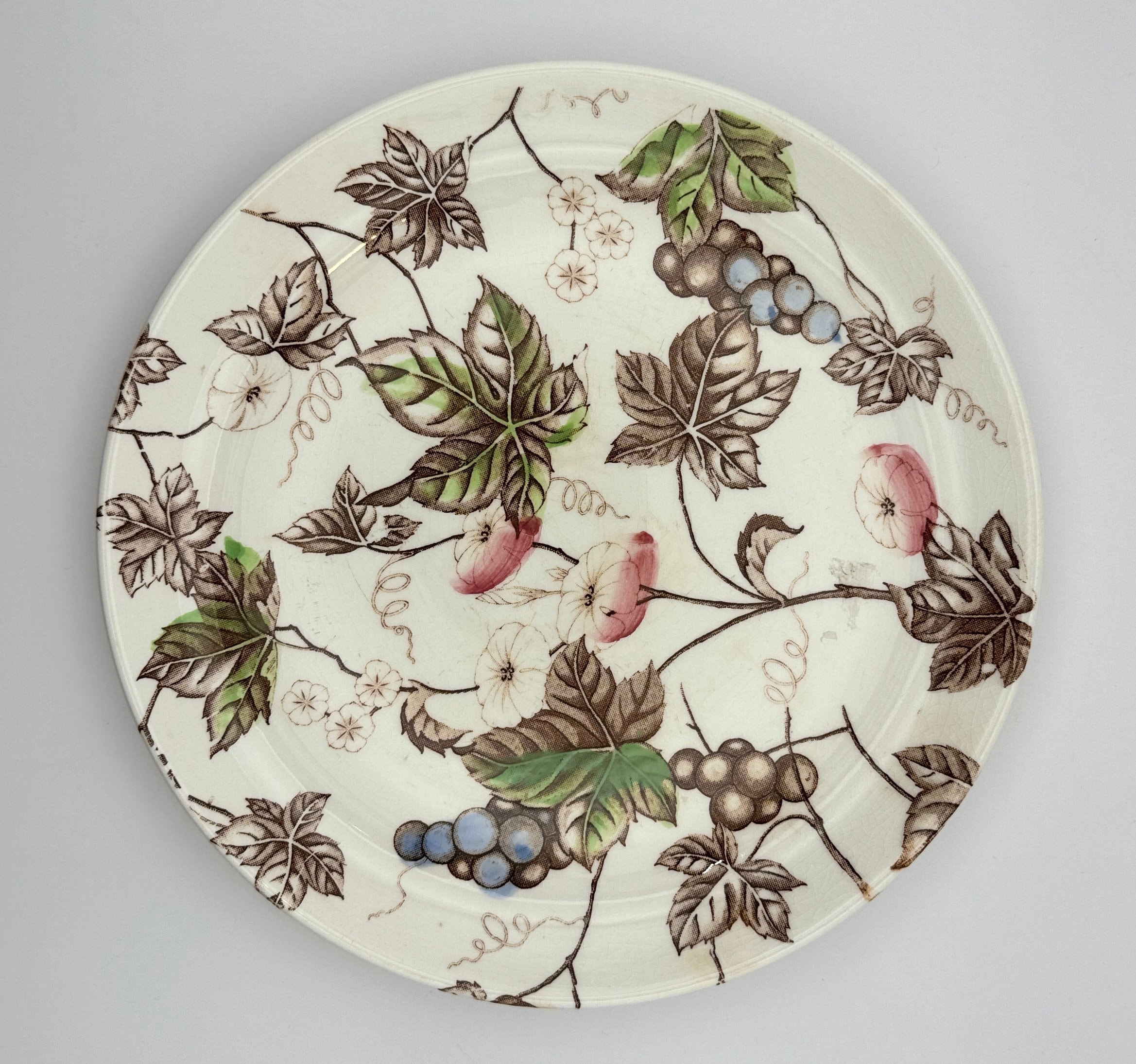 Vintage Nasco morning Glory Japan Hand-painted Porcelain Plate Floral ...