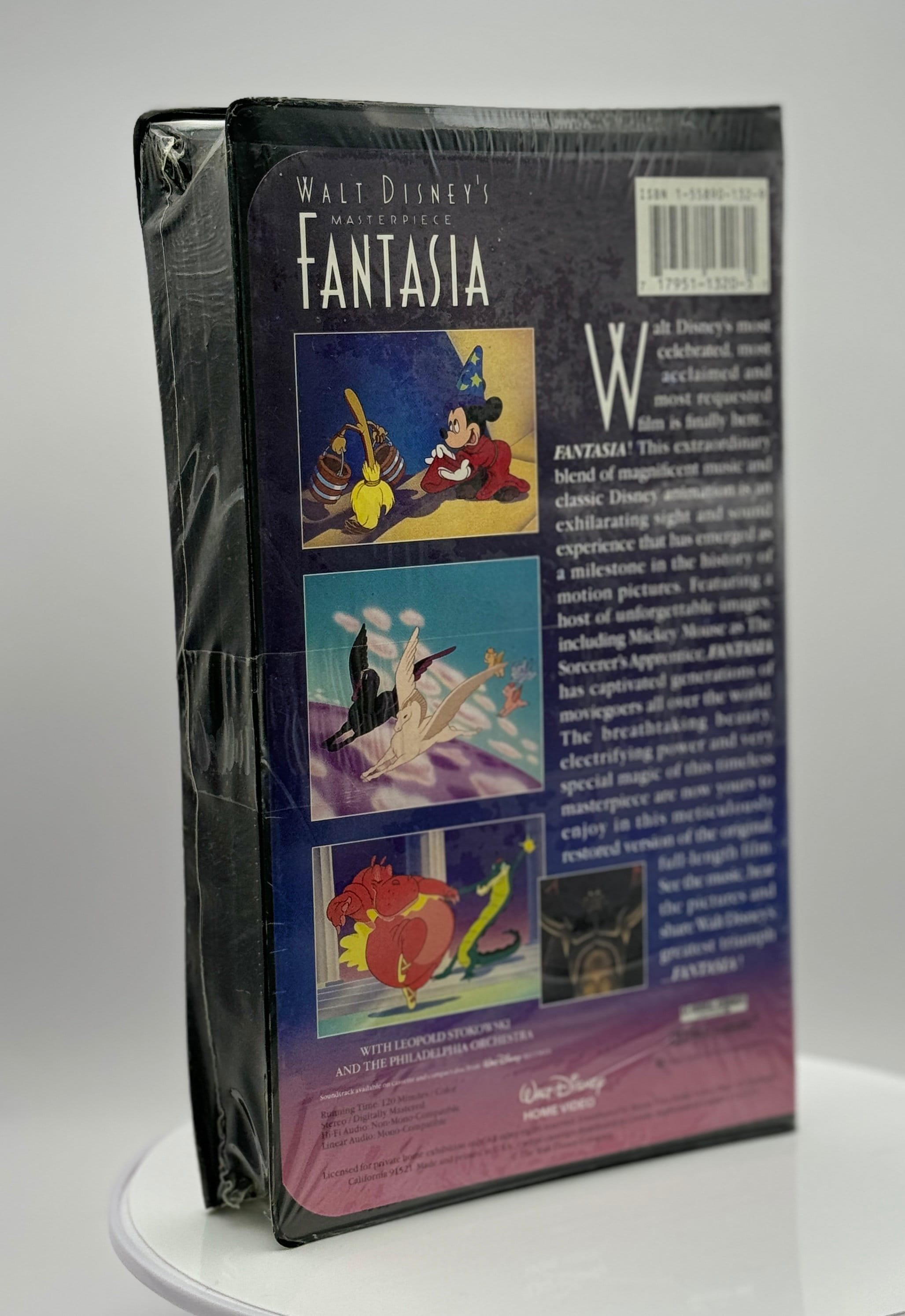 Walt Disney Masterpiece Fantasia VHS (factory Sealed) - Etsy