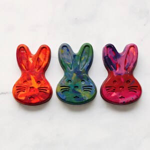 Easter Basket Stuffer Bunny CRAYONS - Large Scribbler Size Bunny Crayon ...
