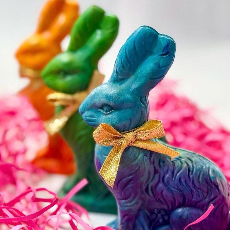 Easter Bunny Original Rainbow Crayon® | New Style - Etsy