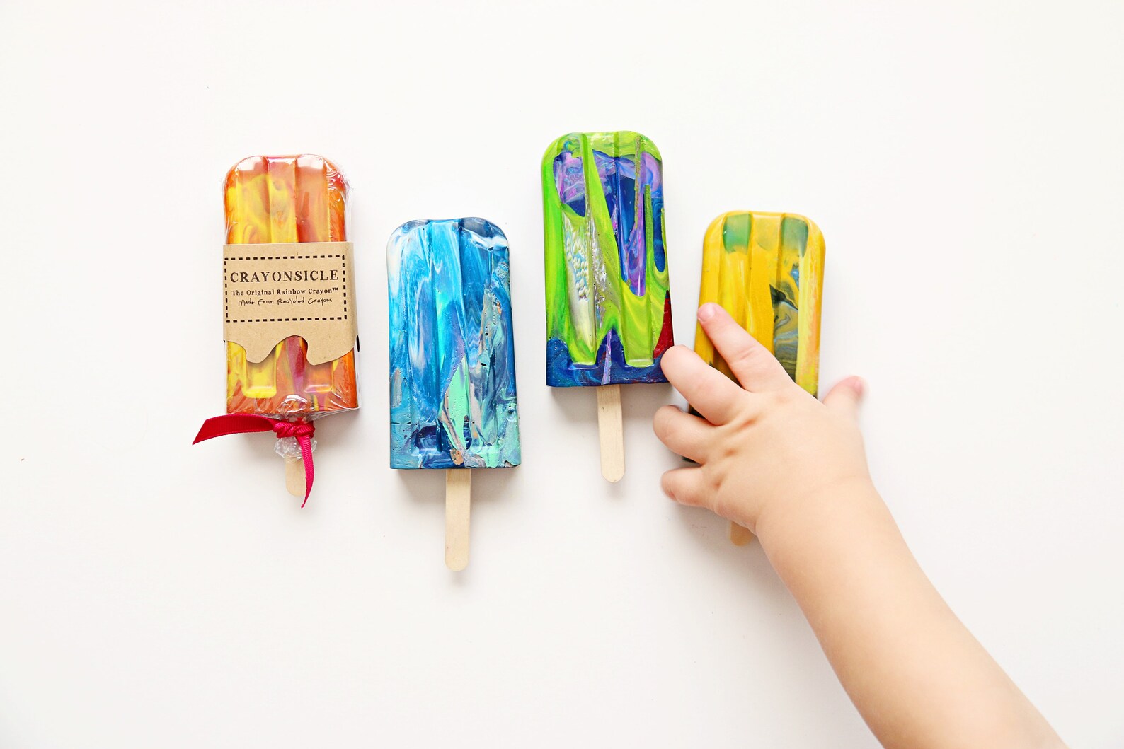 Popsicle Crayon Favors, Summer Party Favors for Kids, Individual ...