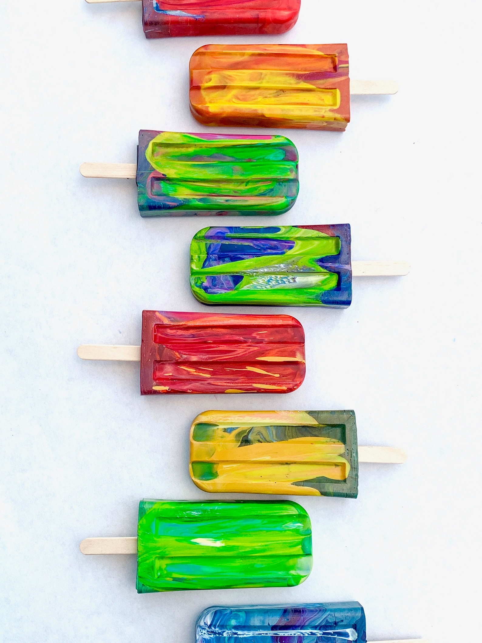 Popsicle Crayon Favors Summer Party Favors for Kids - Etsy