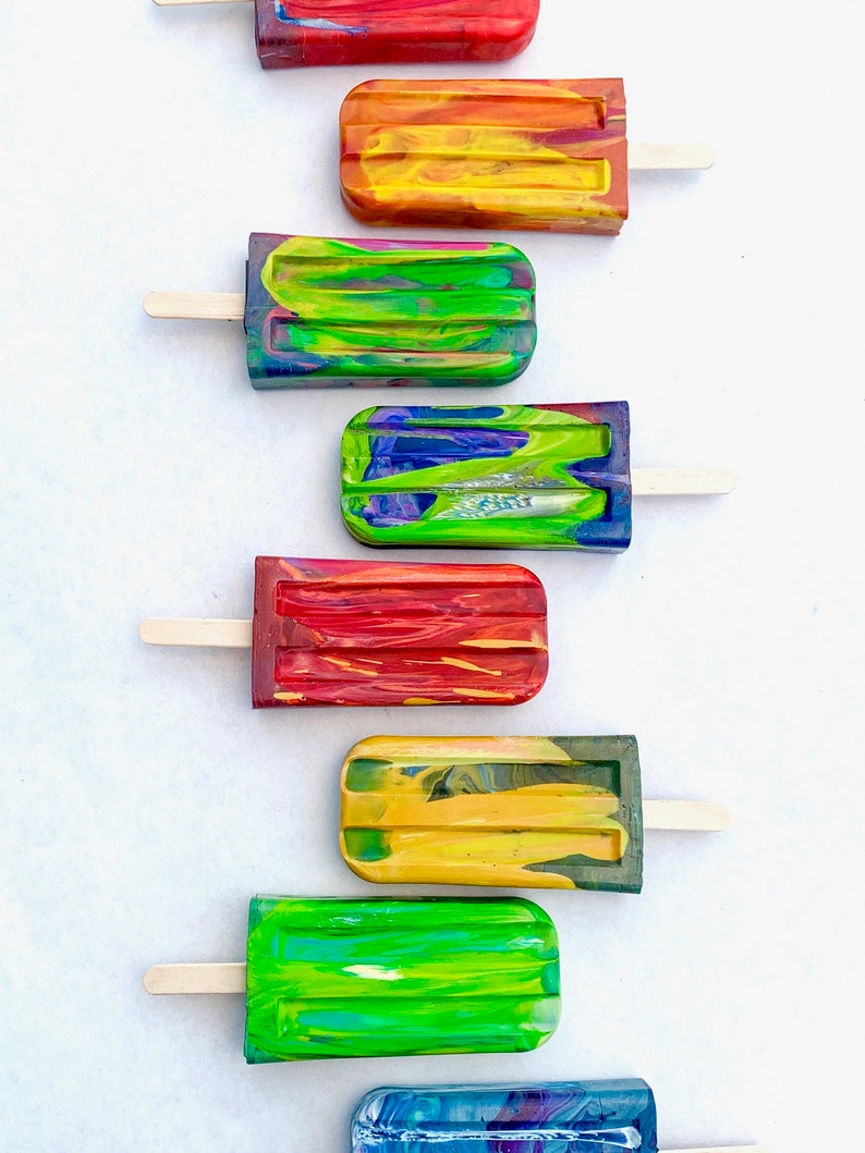 Popsicle Crayon Favors Summer Party Favors for Kids - Etsy