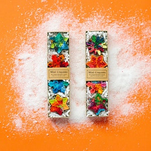 Snowflake Rainbow Crayons - Set of 4 Snowflake Original Rainbow Crayons ...