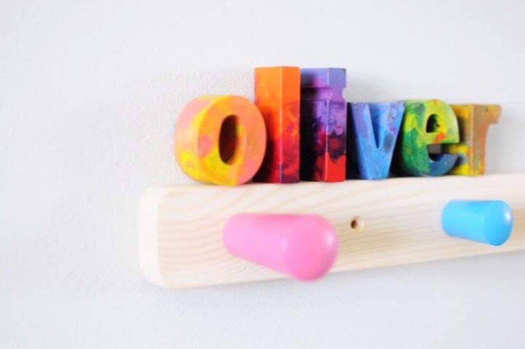 LOWERCASE Crayon Letters - Individual Lowercase Original Rainbow Crayon ...