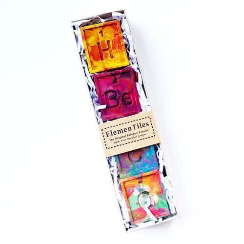 Scientist Crayons Table of Elements CRAYON Gift Set Teacher - Etsy