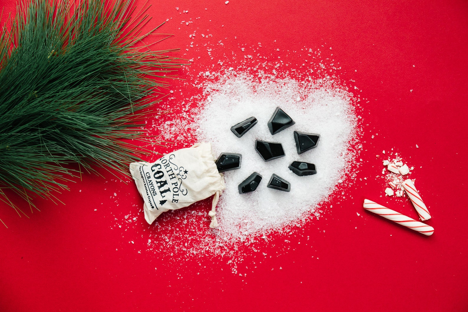 Kids Crayon Stocking Stuffer, North Pole Lump of Coal Crayons, Bag of 7 ...