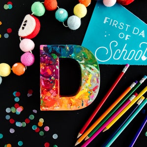 Personalized Crayon Letter, Giant Letter Crayon Gift for Kids - Custom ...