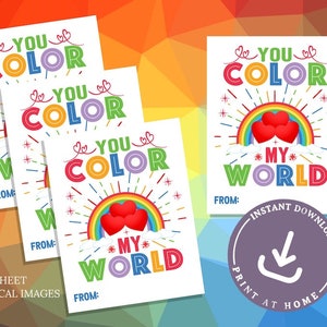 School Valentine Cards for Kids - Printable Valentines for Boy or Girl ...