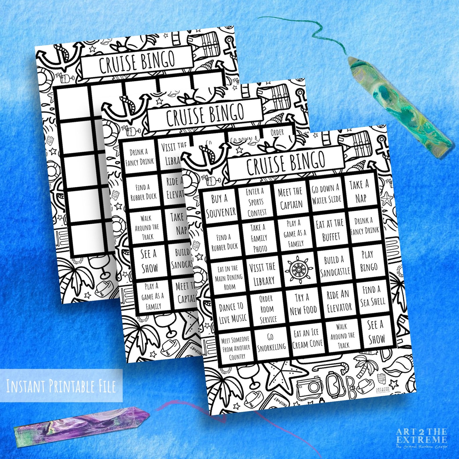 PRINTABLE Cruise Activity Worksheet Bundle, 13 Cruise Printable ...