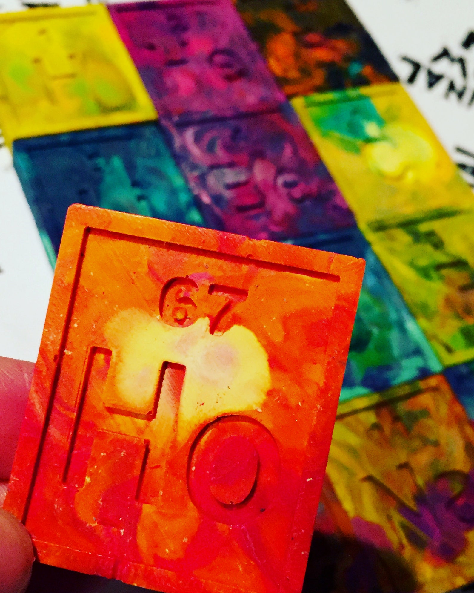 Scientist Crayons Table of Elements CRAYON Gift Set Teacher | Etsy