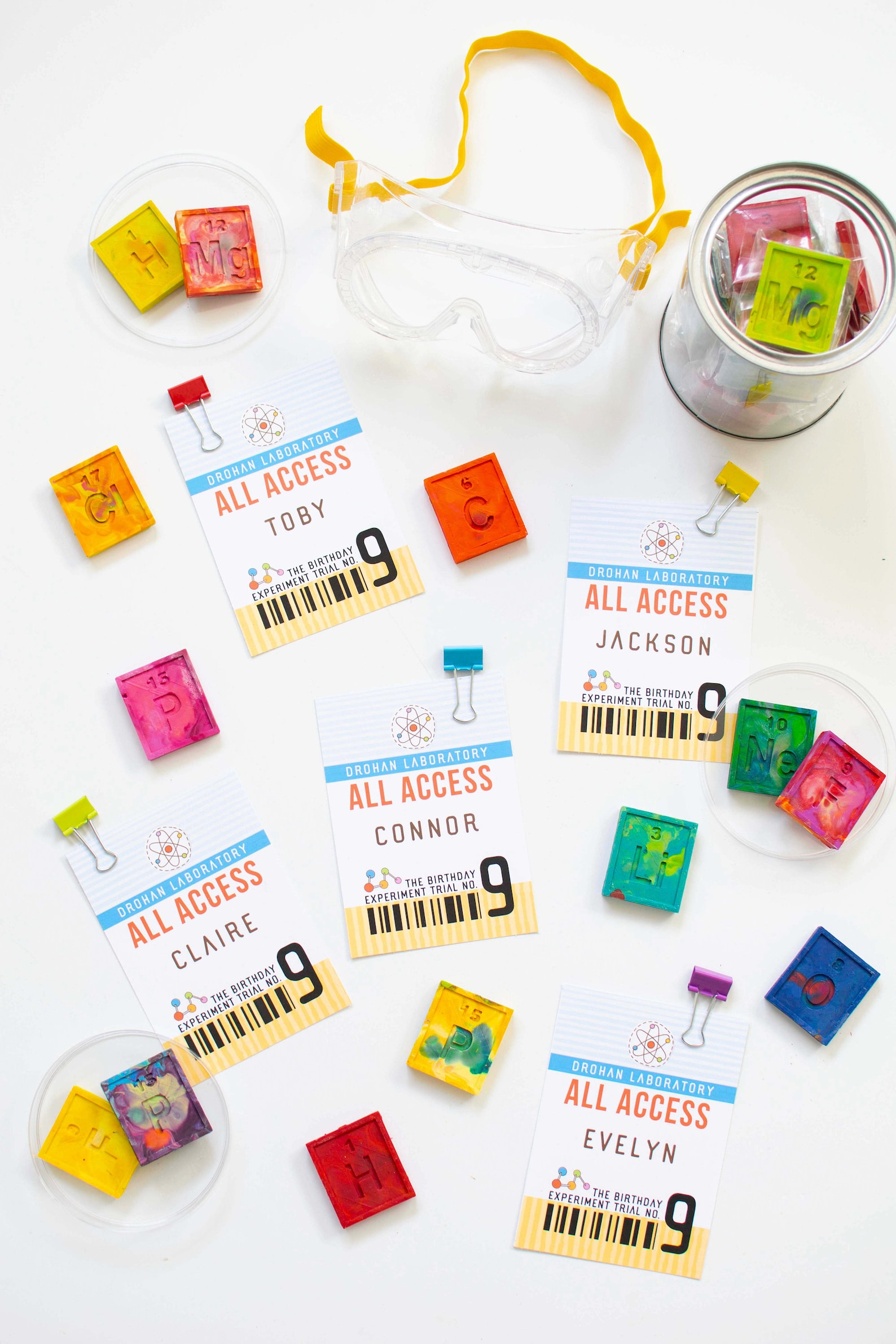 Scientist Crayons Table of Elements CRAYON Gift Set Teacher - Etsy