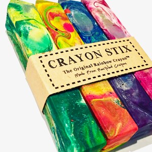 Kids Birthday Gift, Crayon Stix® - Original Rainbow Crayon® Stix -set ...