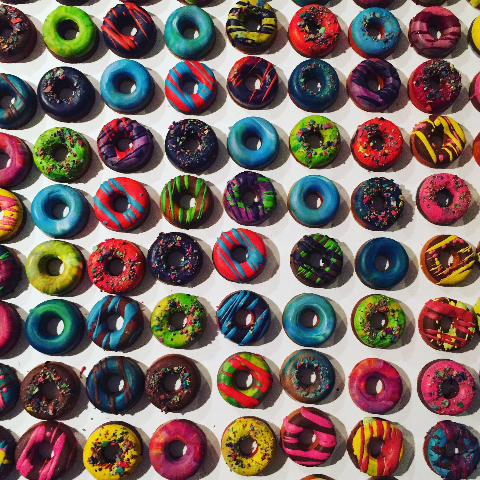 Foodie Stocking Stuffer DONUT Crayon Gift Set Mini Donut | Etsy