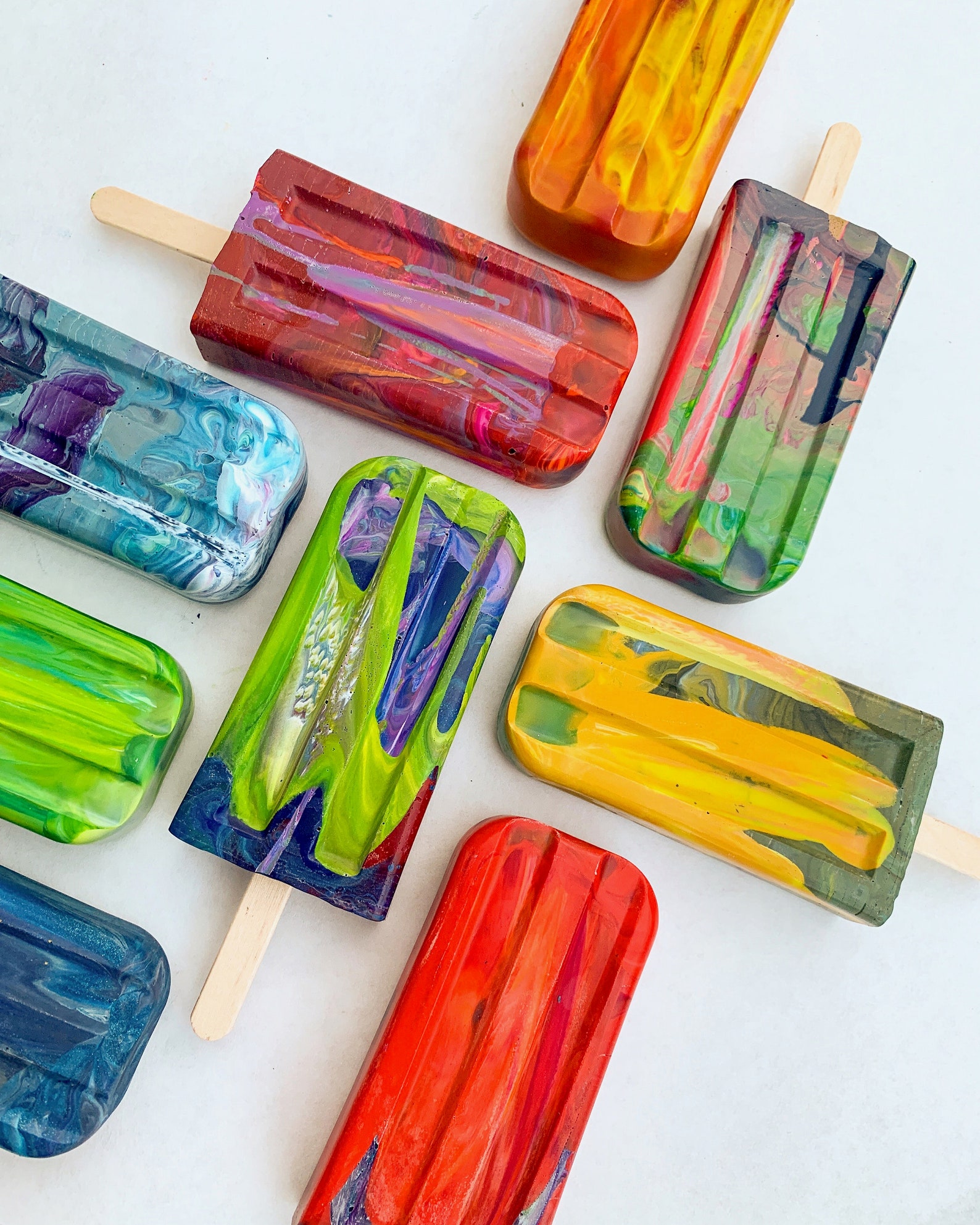 Popsicle Crayon Favors Summer Party Favors for Kids - Etsy
