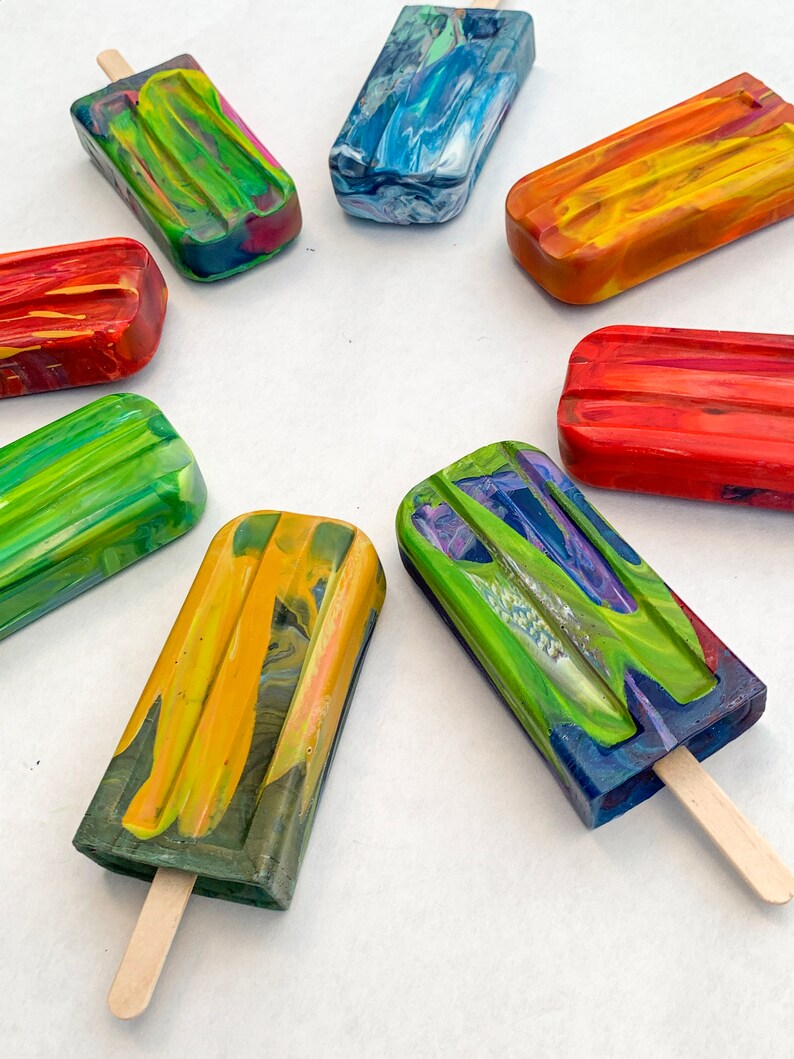 Popsicle Crayon Favors Summer Party Favors for Kids - Etsy