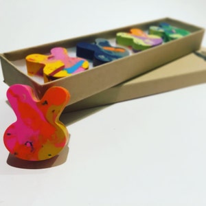 Kids Bunny Crayons - Summer Birthday Party Favor or Gift Idea - Boxed ...