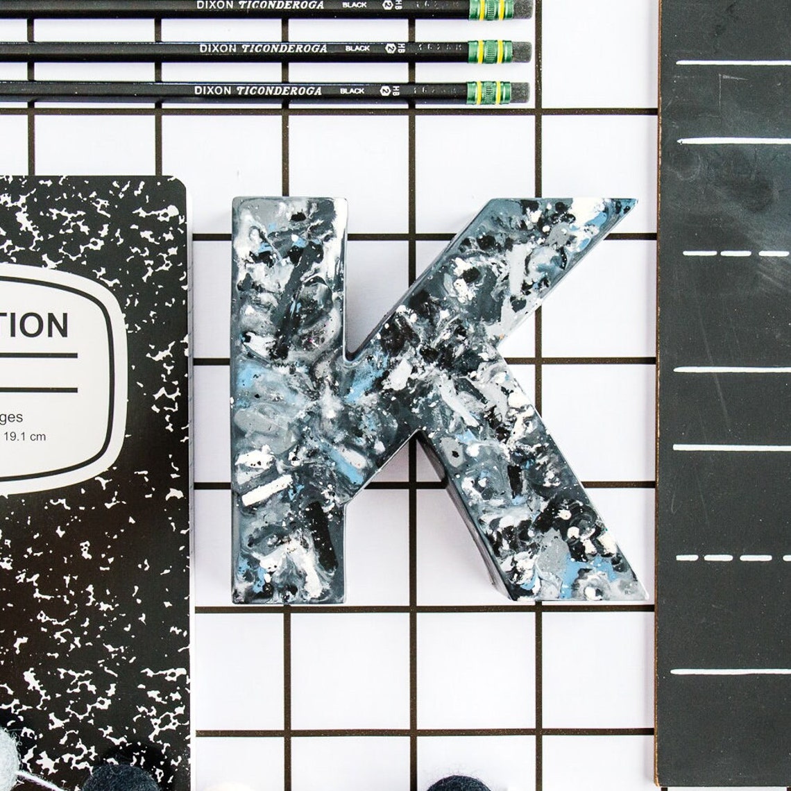 Giant Crayon Letter pick Your Individual Letter School Photo - Etsy