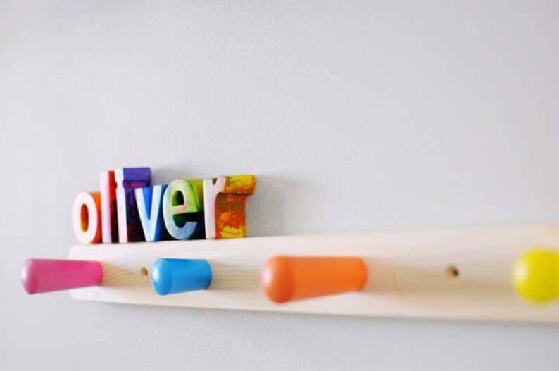 LOWERCASE Crayon Letters Individual Lowercase Original | Etsy