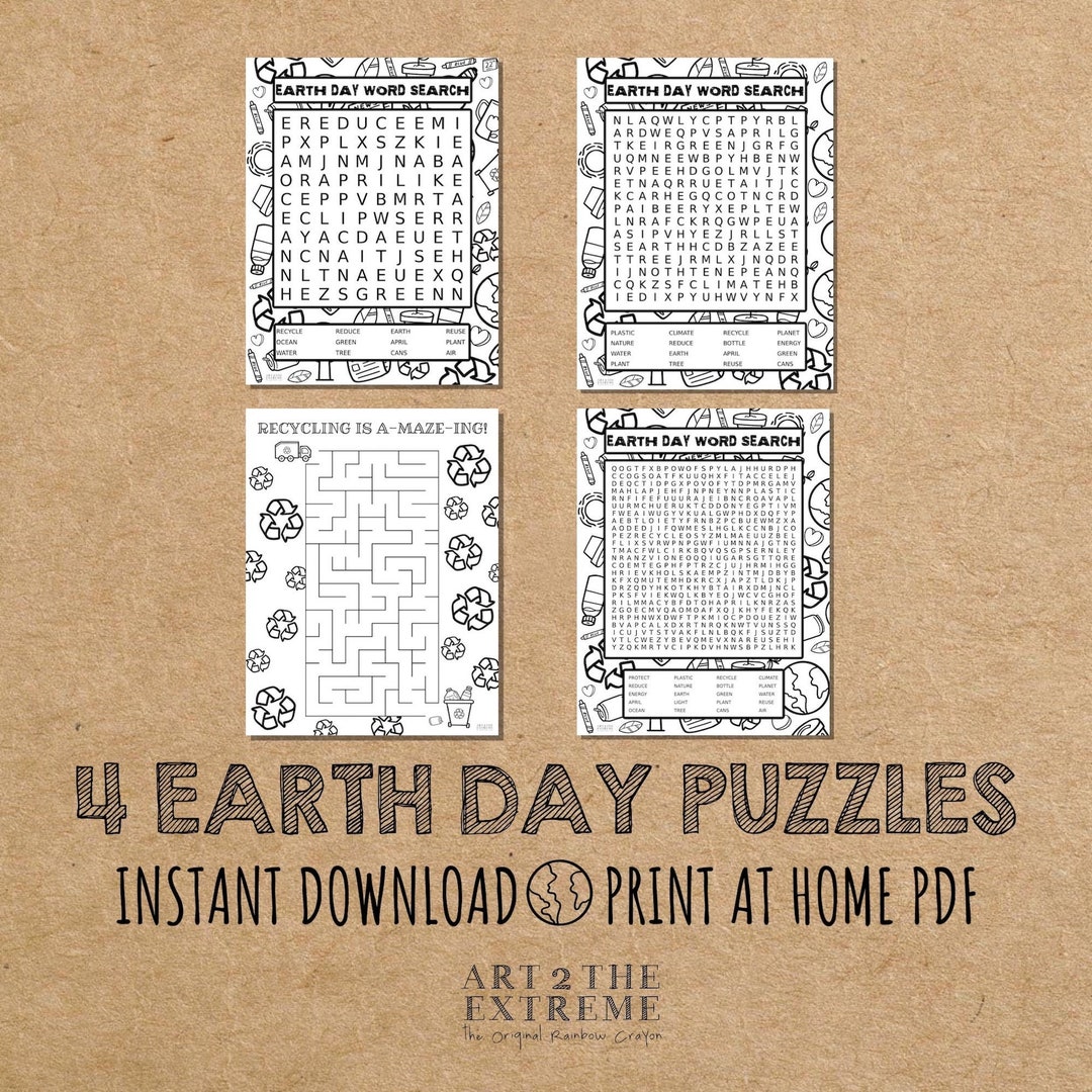 Earth Day Activities for Kids - Earth Day Printable Activity Sheets ...