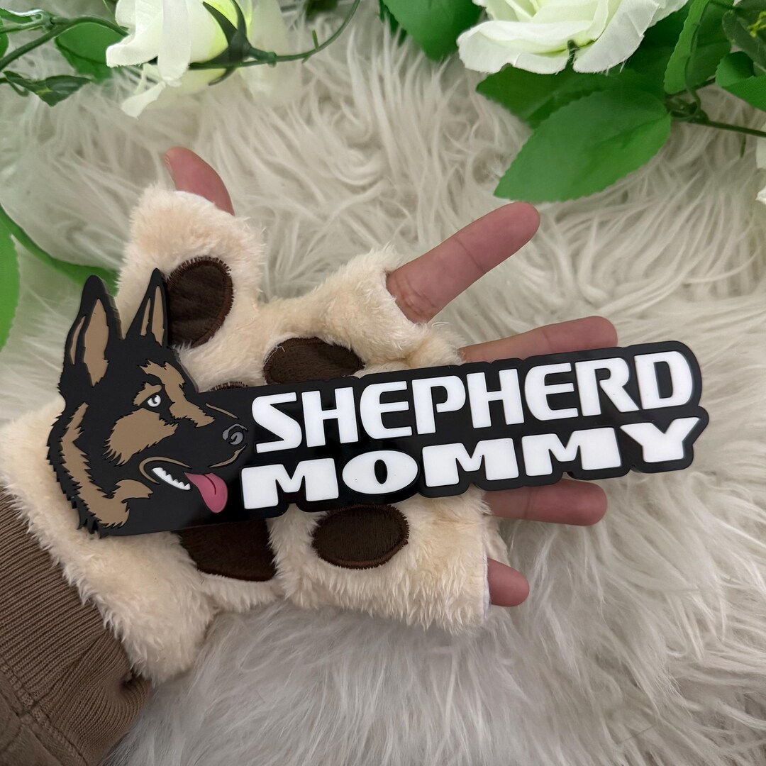 German Shepherd Car/truck Badge Emblem shepherd Mommy - Etsy