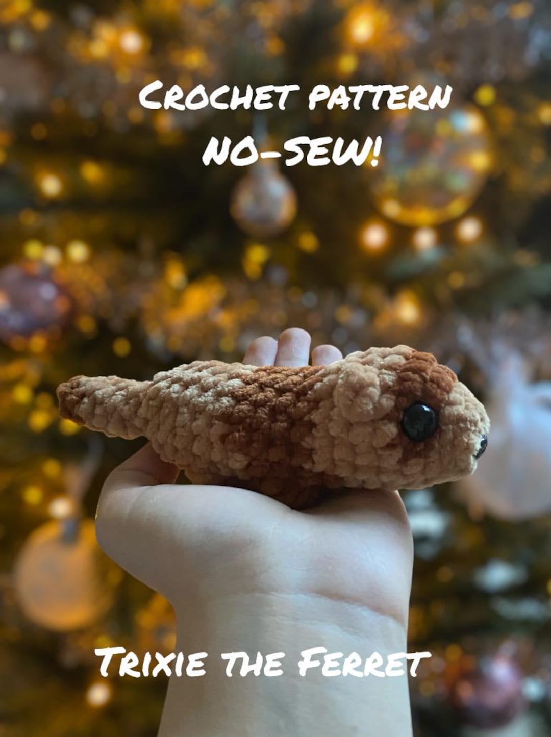 Trixie the Ferret NO-SEW Crochet Pattern (digital Pattern) - Etsy
