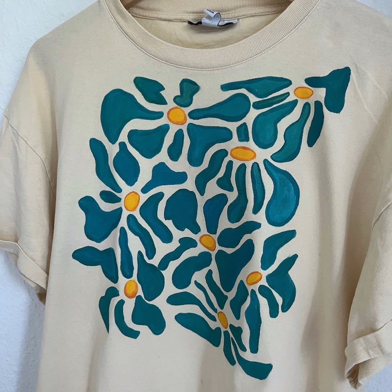 Handpainted Tshirt - Etsy