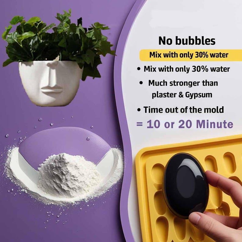 Super Plaster: Strong Alpha Powder for Art, Crafts & Molds - Etsy