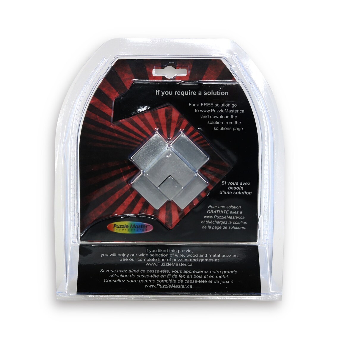 Fortress Aluminum Metal Puzzle, Brain Teaser, Game, Mechanical Puzzle ...