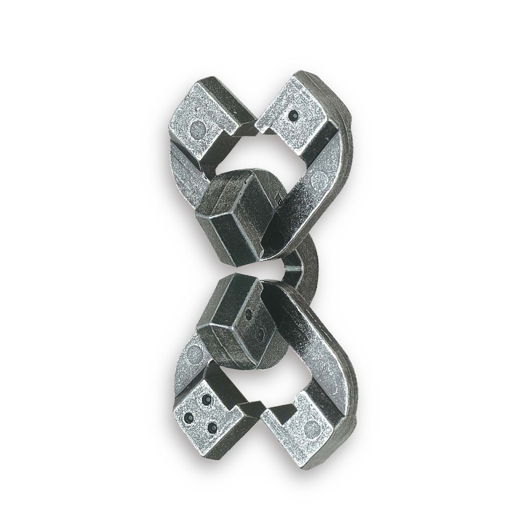 Cast Chain Metal Puzzle, Hanayama, Brain Teaser, Mechanical Puzzle, IQ ...