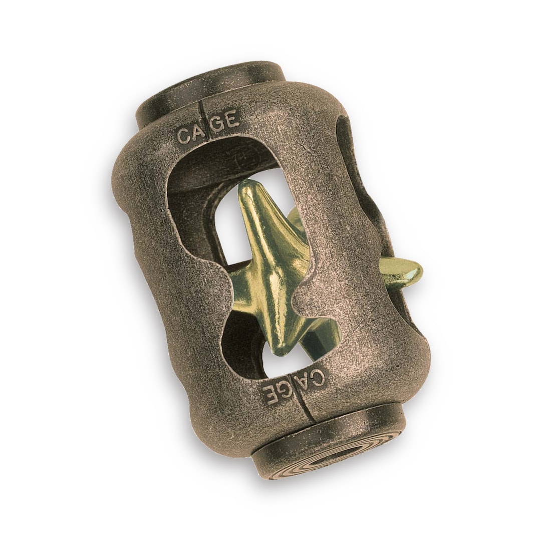 Cast Cage Metal Puzzle, Hanayama, Brain Teaser, Mechanical Puzzle, IQ ...