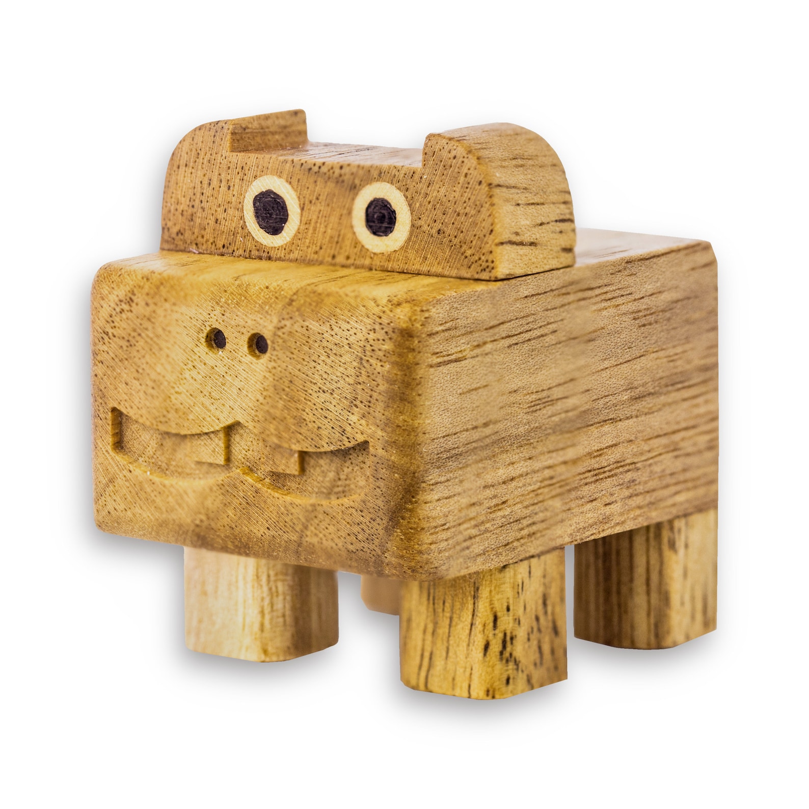 Hippo Wooden Puzzle From Pelikan Puzzles, Wood Puzzle, Brain Teaser ...
