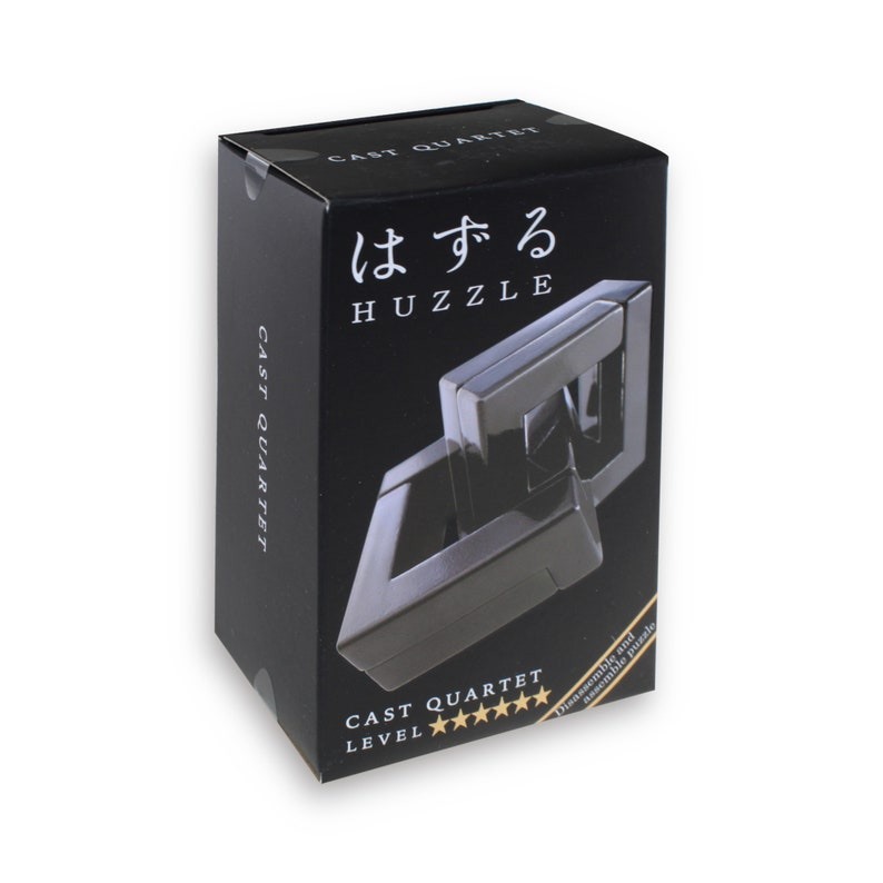 Cast Quartet Metal Puzzle, Hanayama, Brain Teaser, Mechanical Puzzle, IQ Logic Teaser, 3D Puzzle ...