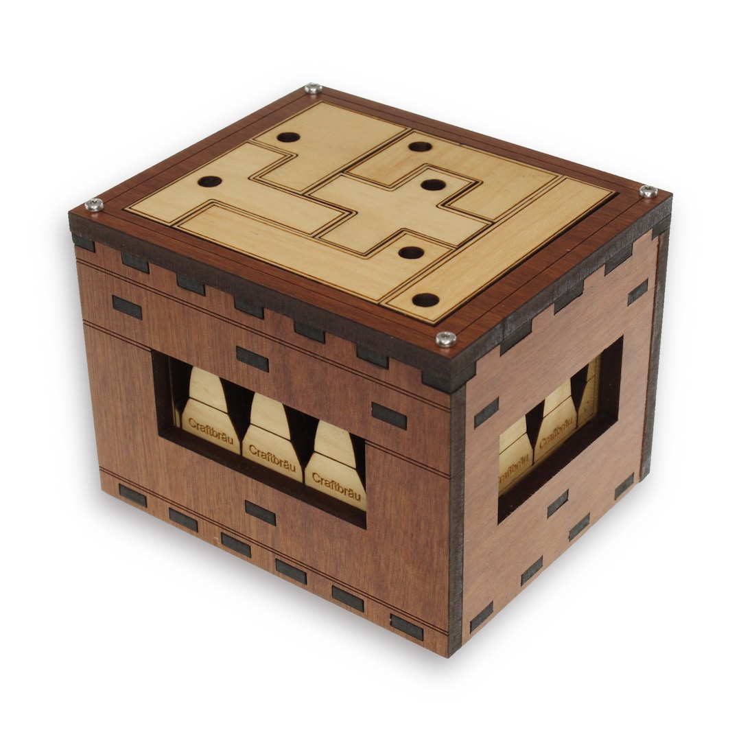Bierbox Wood Box Puzzle, Jean Claude Constantin Wooden Puzzle, Brain ...