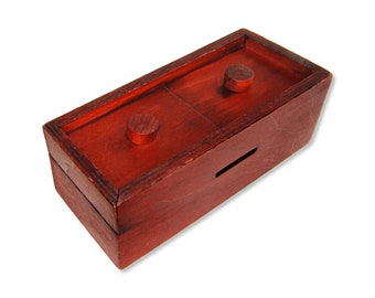 Secret Opening Box Heart Bank Wood Puzzle, Brain Teaser, Game ...