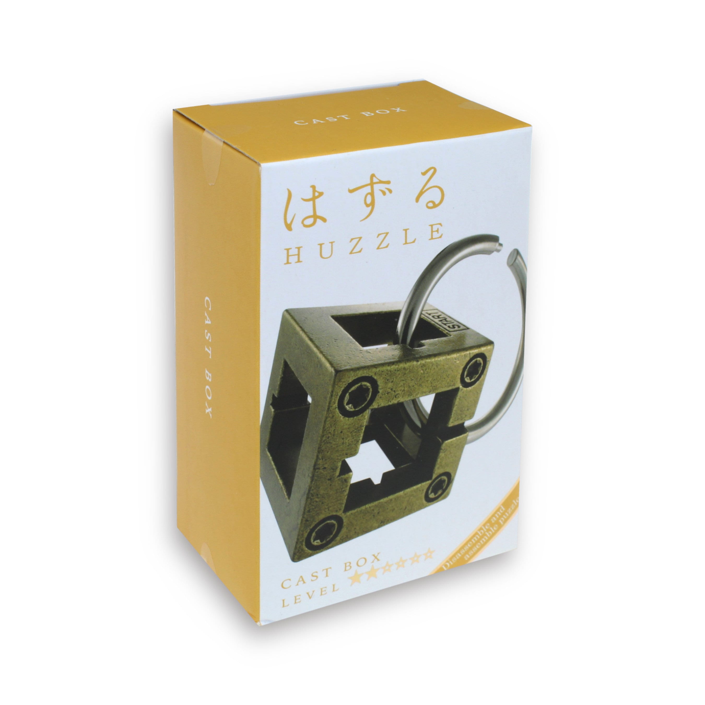 Cast Box Metal Puzzle, Hanayama, Brain Teaser, Mechanical Puzzle, IQ ...