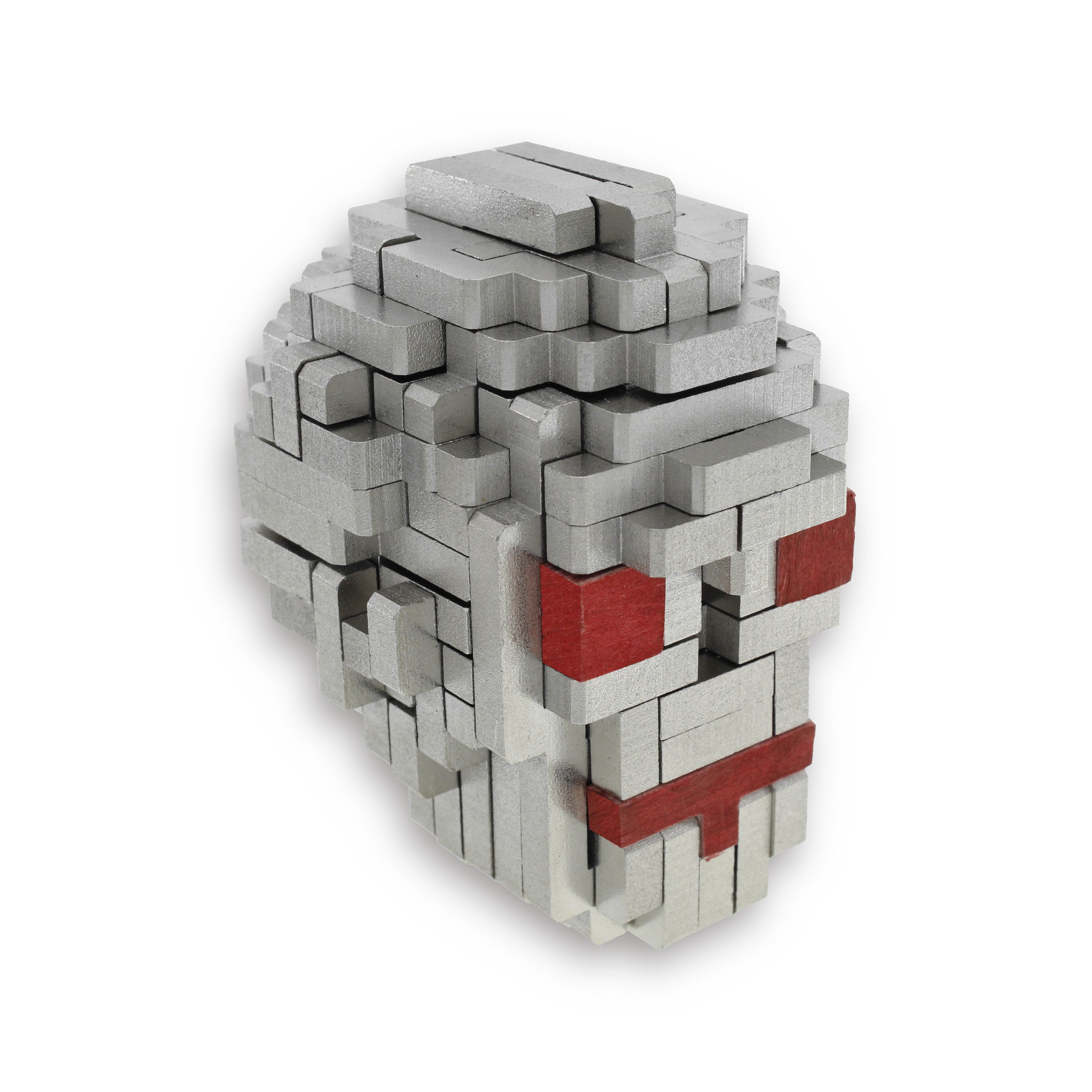 The Skull (aka Cranium) Metal Puzzle, Brain Teaser, Game, Mechanical ...