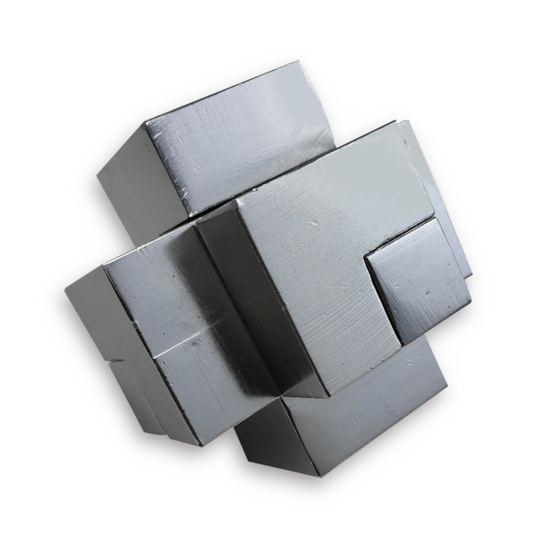Fortress Aluminum Metal Puzzle, Brain Teaser, Game, Mechanical Puzzle ...