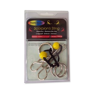 Scorpions Sting Wire Puzzle, Puzzle Master Brain Teaser, Game ...