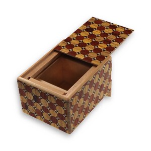 Japanese Puzzle Box 2.7 Sun 12 Step Yakko, Wood Puzzle Box, Wooden ...